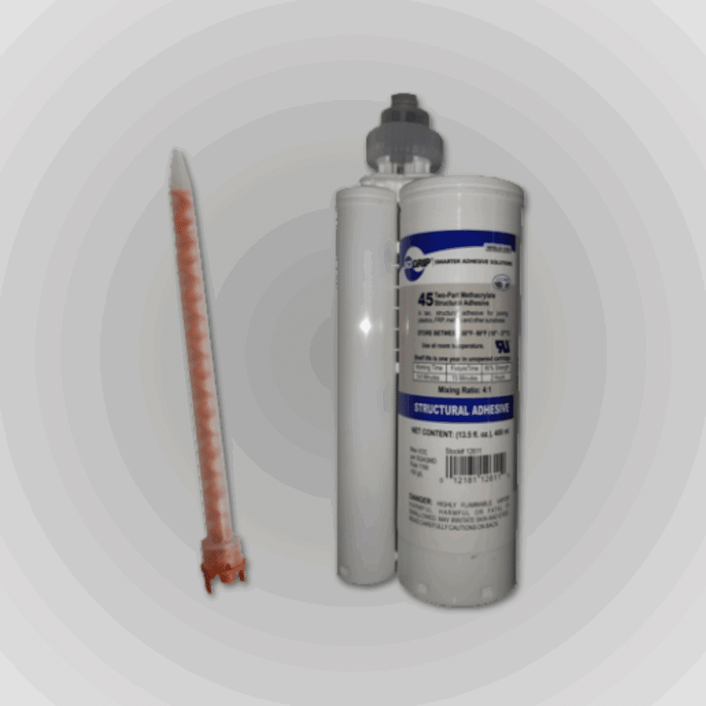 Weld-On 45 400ml Cartridges & Mixing Tips - SISupplies